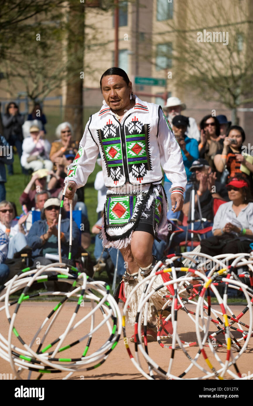 Dancer at the 2011 World Championship Hoop Dance Contest at Heard ...