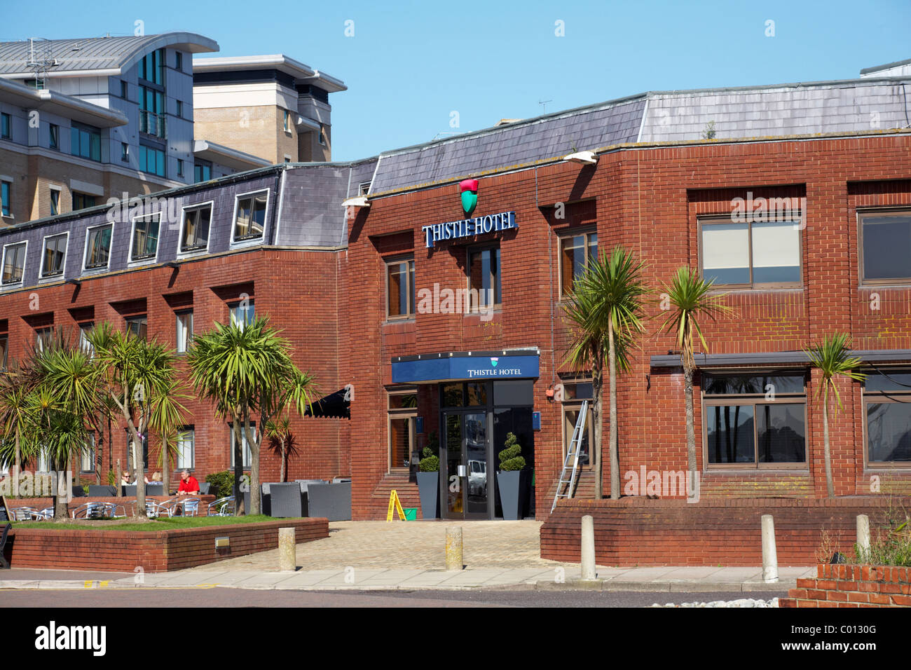 Thistle Hotel at Poole Quay, Poole, Dorset UK on a sunny day in August ...