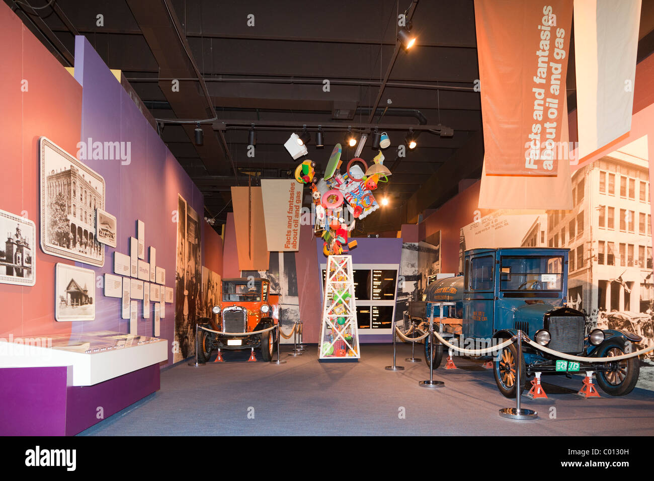 Display of uses of oil and petrol products Permian Basin Petroleum ...
