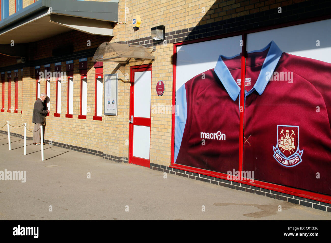 UK. STADIUM OF WEST HAM UNITED FC FOOTBALL CLUB AT UPTON PARK, EAST ...