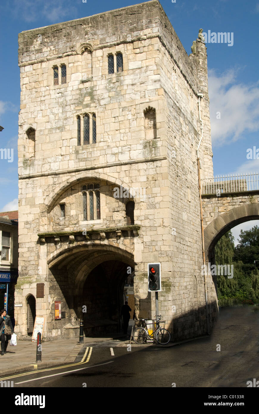 YORKSHIRE; YORK; MONK BAR Stock Photo - Alamy