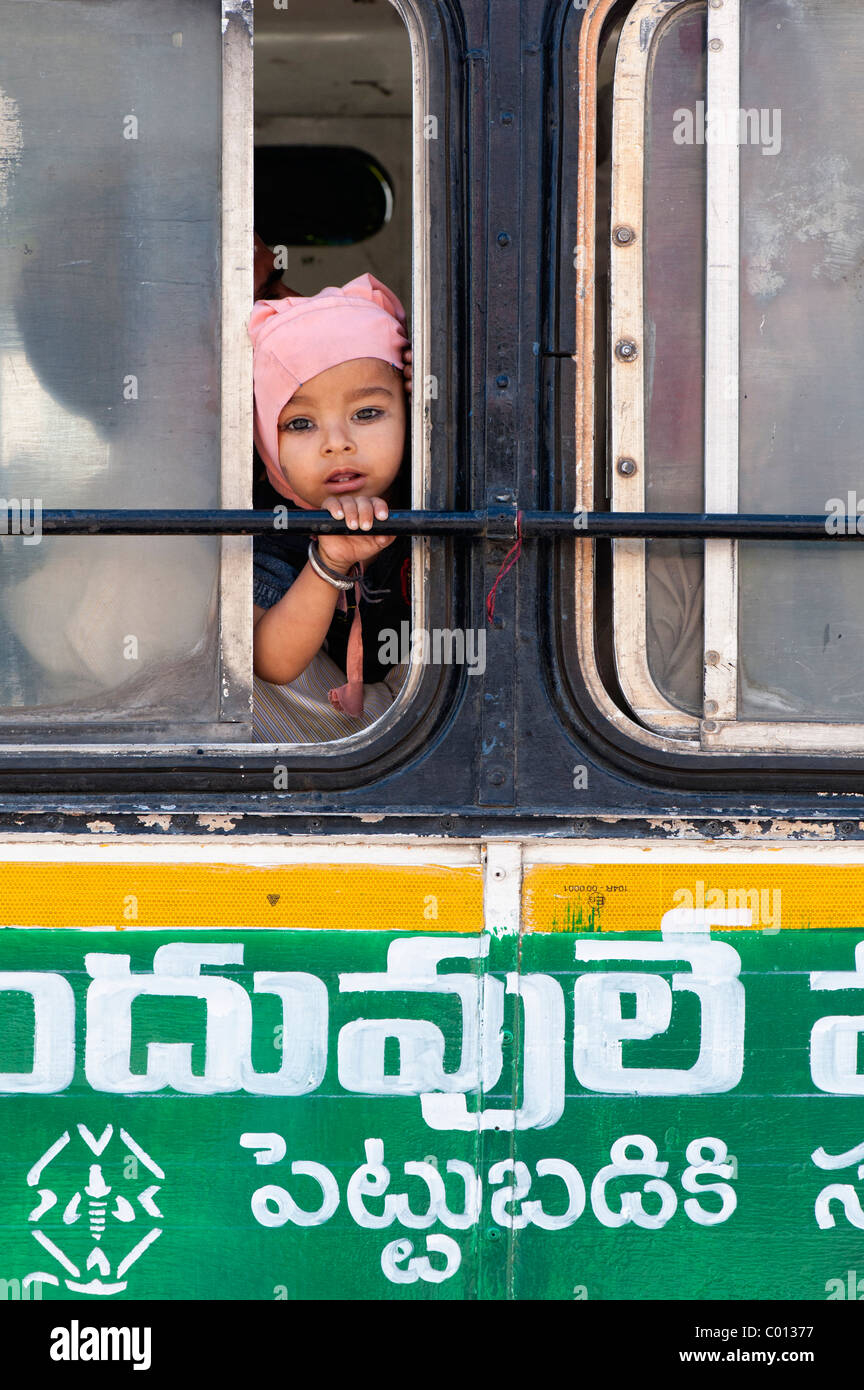 Indian bus passengers hi-res stock photography and images - Alamy