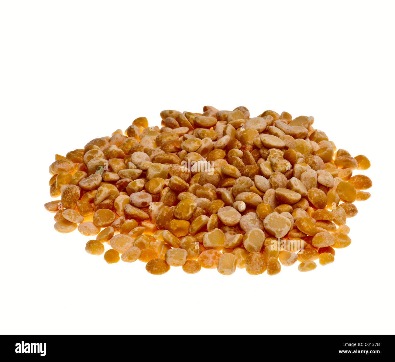 millet groats isolated on white background isolated Stock Photo - Alamy