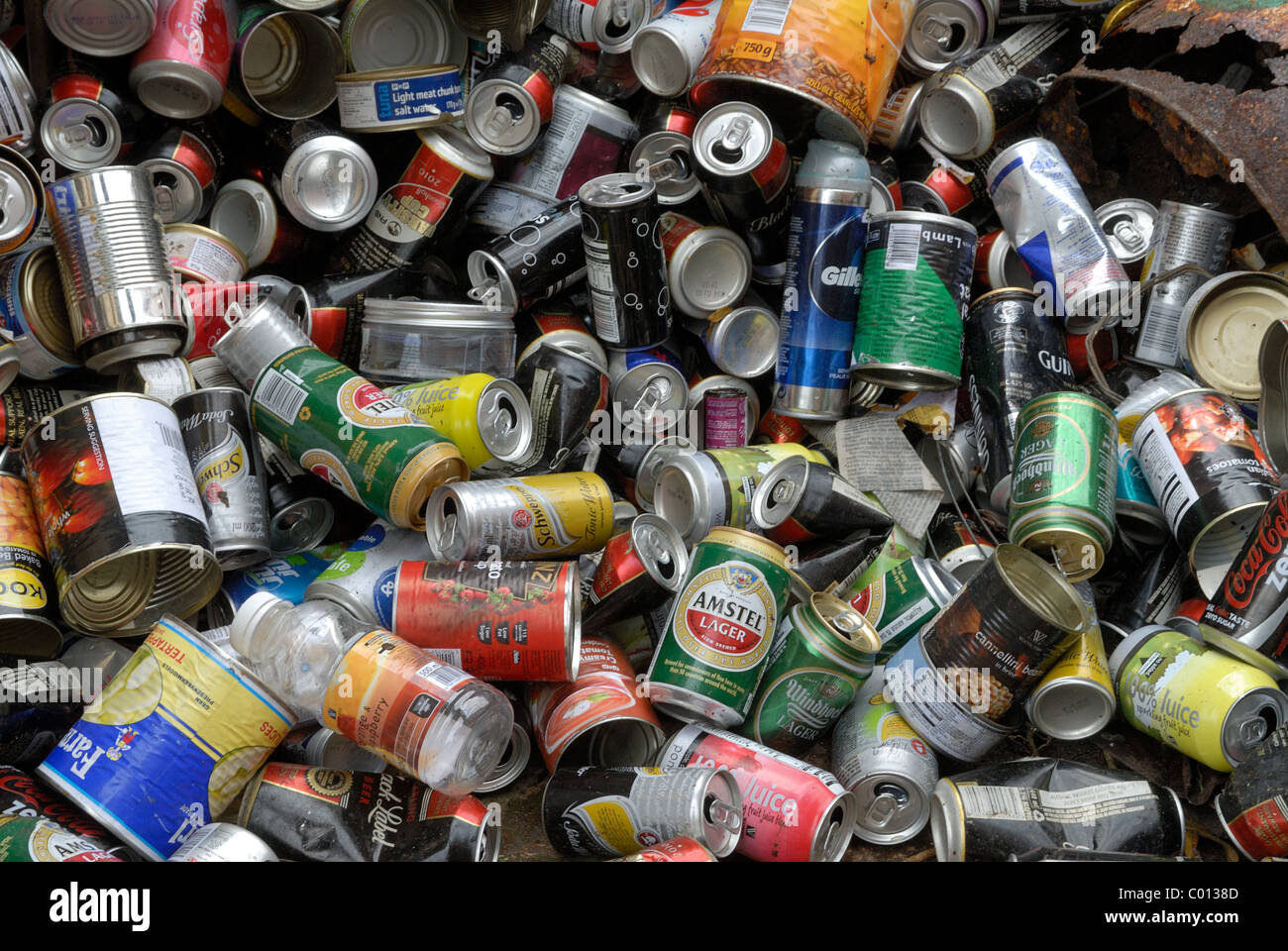 Junk collected for recycling Stock Photo - Alamy