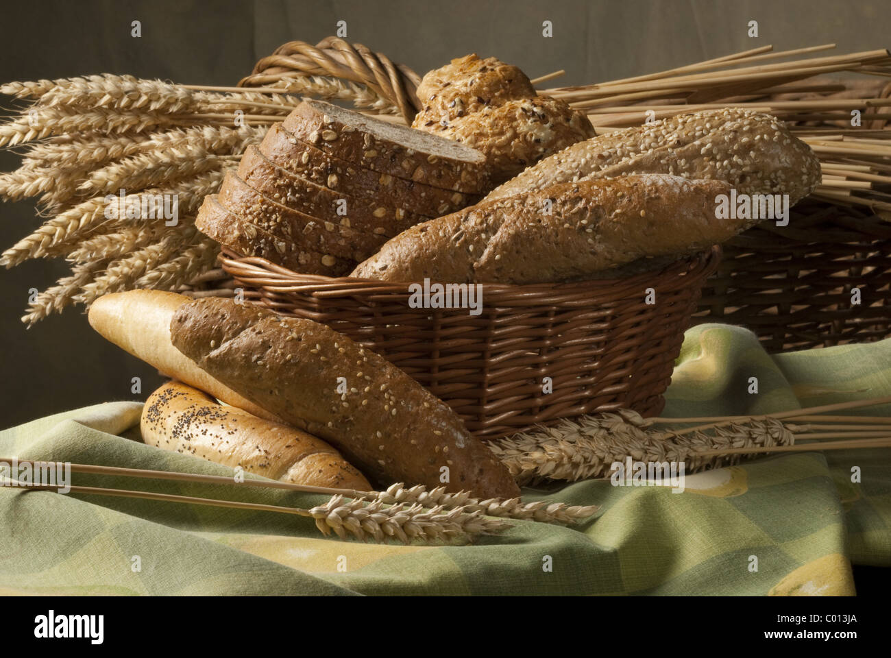 still life with bread Stock Photo - Alamy