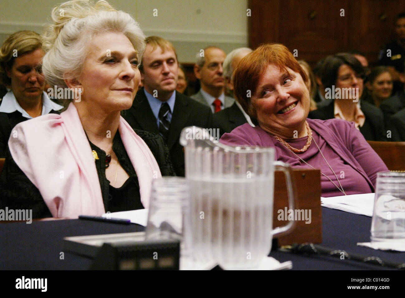 Judy Collins and Marybeth Peters Grammy award-winning artists Judy Collins and Sam Moore ...