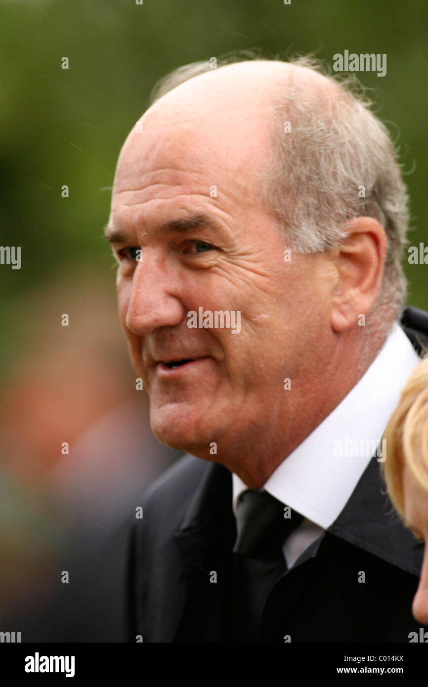Russ Abbot The funeral of comedian Mike Reid took place today at The ...