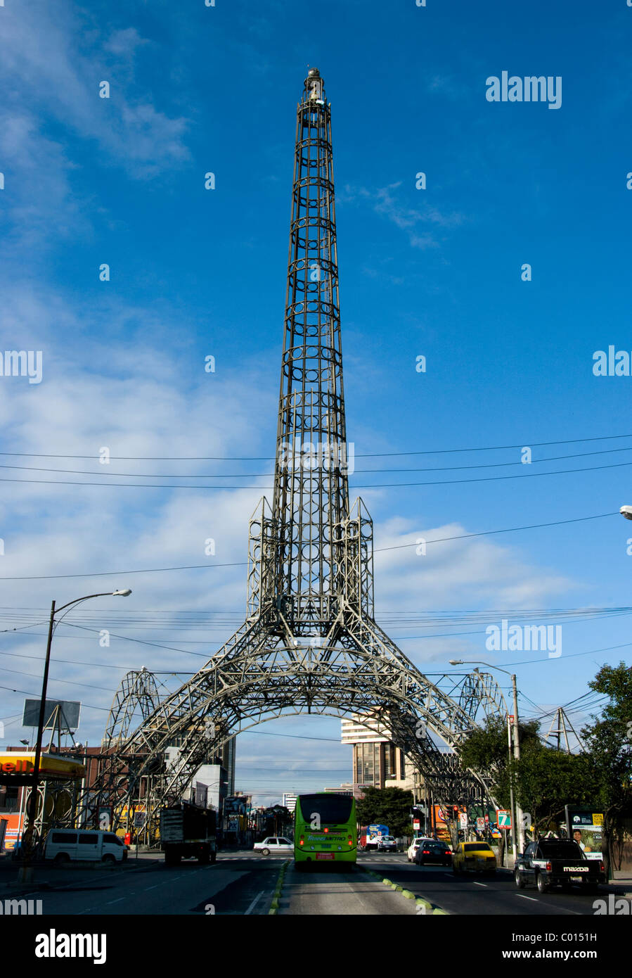 Guatemala. Guatemala City. Reformer Tower Stock Photo - Alamy