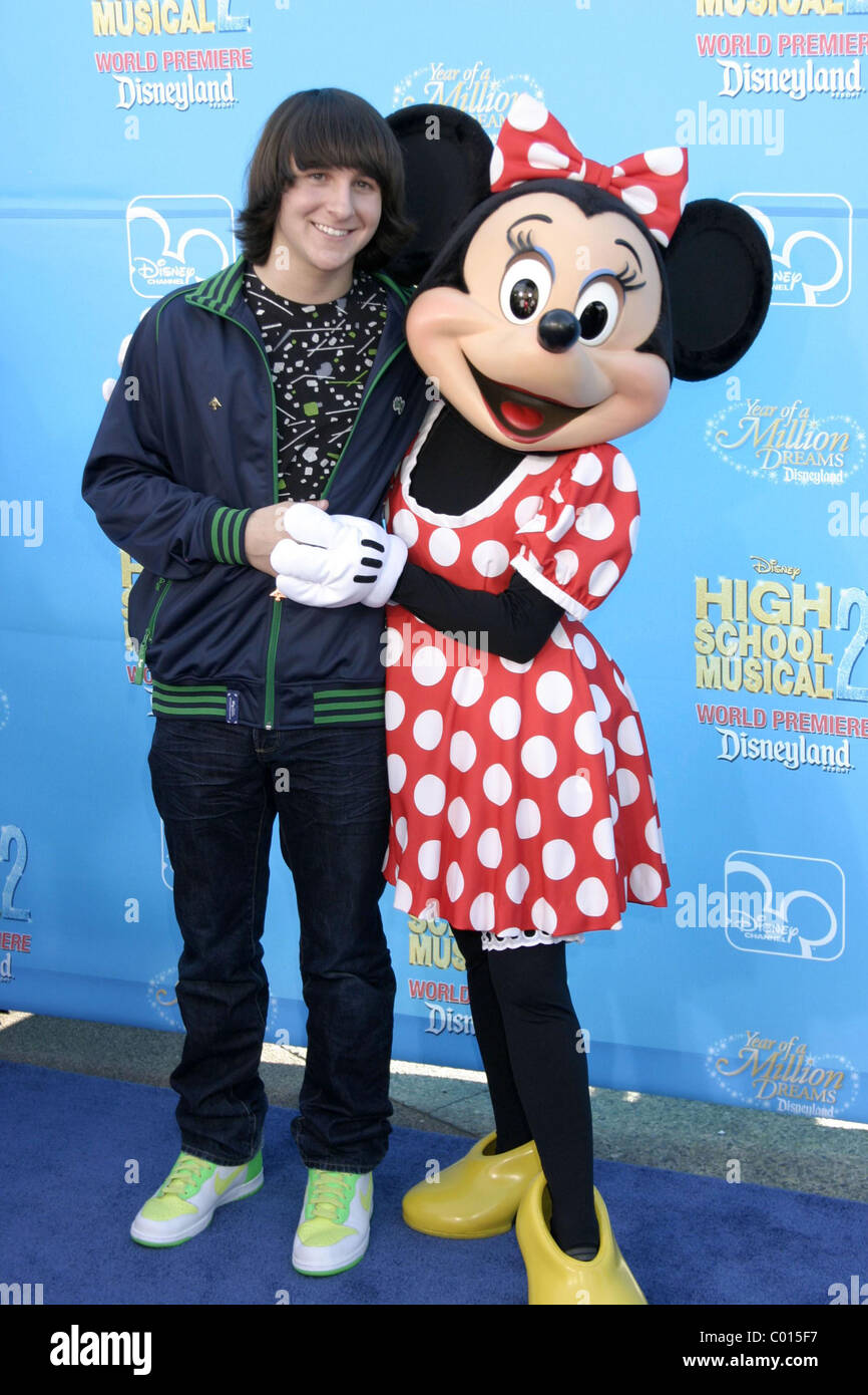 Mitchel Musso and Minnie Mouse "High School Musical 2" Premiere at AMC ...