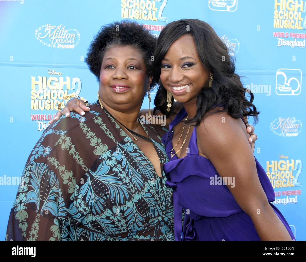 Monique Coleman and Mother "High School Musical 2" Premiere at AMC ...