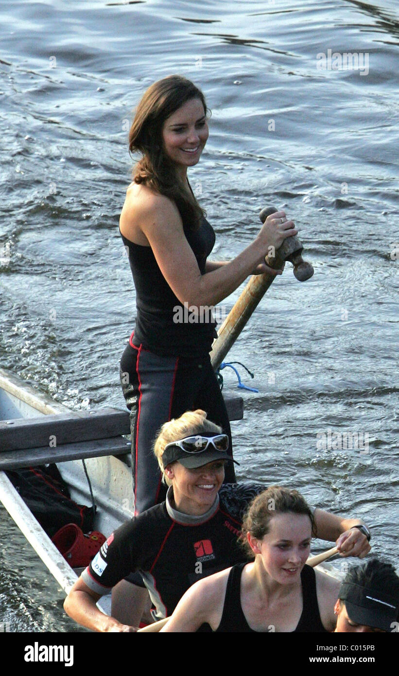 Kate Middleton training early this morning with the Sisterhood team who ...