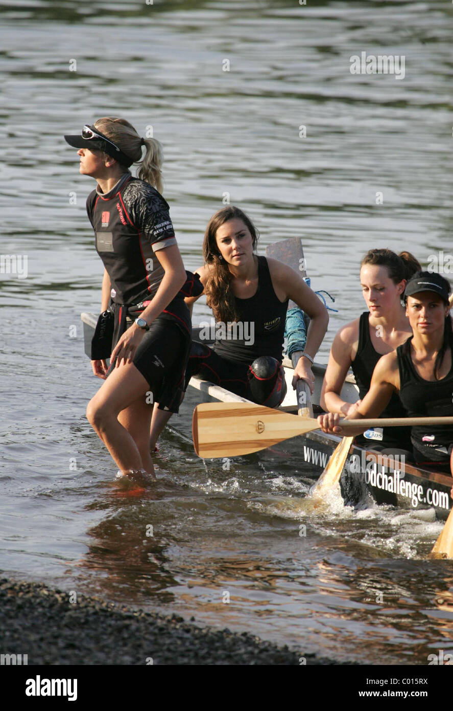 Kate Middleton training early this morning with the Sisterhood team who ...