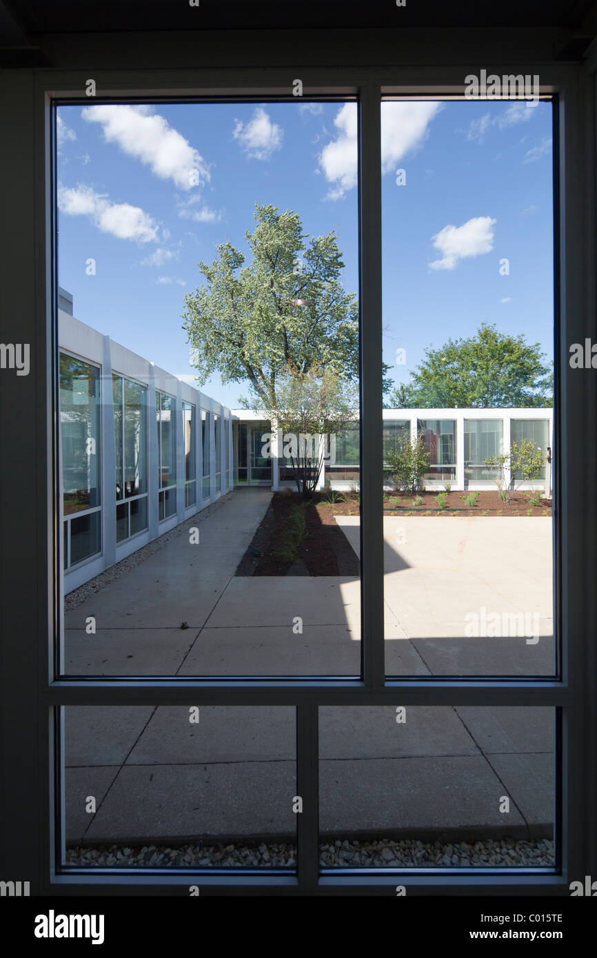 McCormick House, by Mies van der Rohe, Elmhurst, Illinois, USA Stock ...