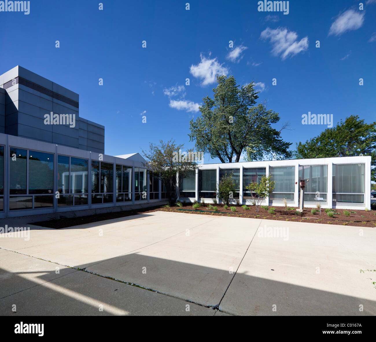 McCormick House, by Mies van der Rohe, Elmhurst, Illinois, USA Stock ...