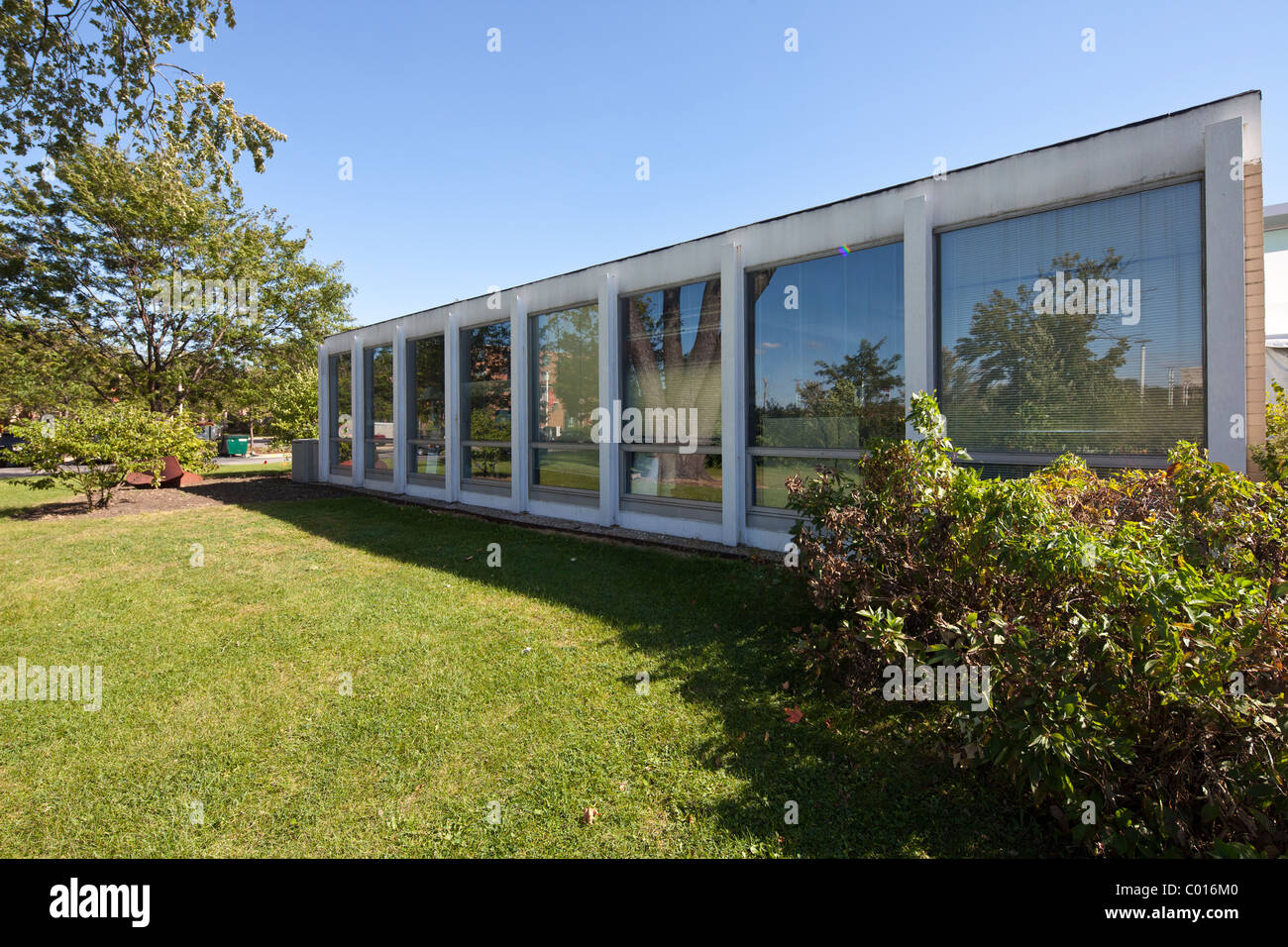 McCormick House, by Mies van der Rohe, Elmhurst, Illinois, USA Stock ...