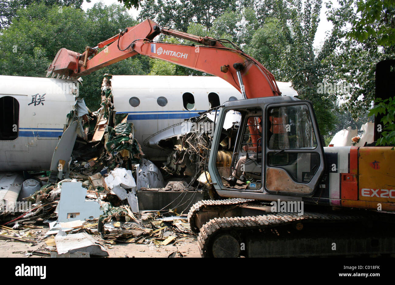 * PLANE DESTROYED No - it's not the set of TV show Lost or the scene of ...