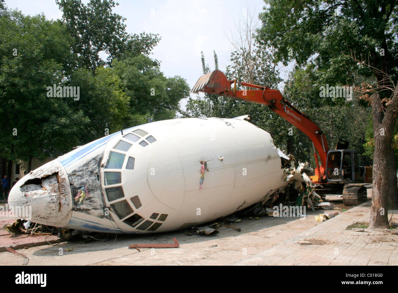 * PLANE DESTROYED No - it's not the set of TV show Lost or the scene of ...