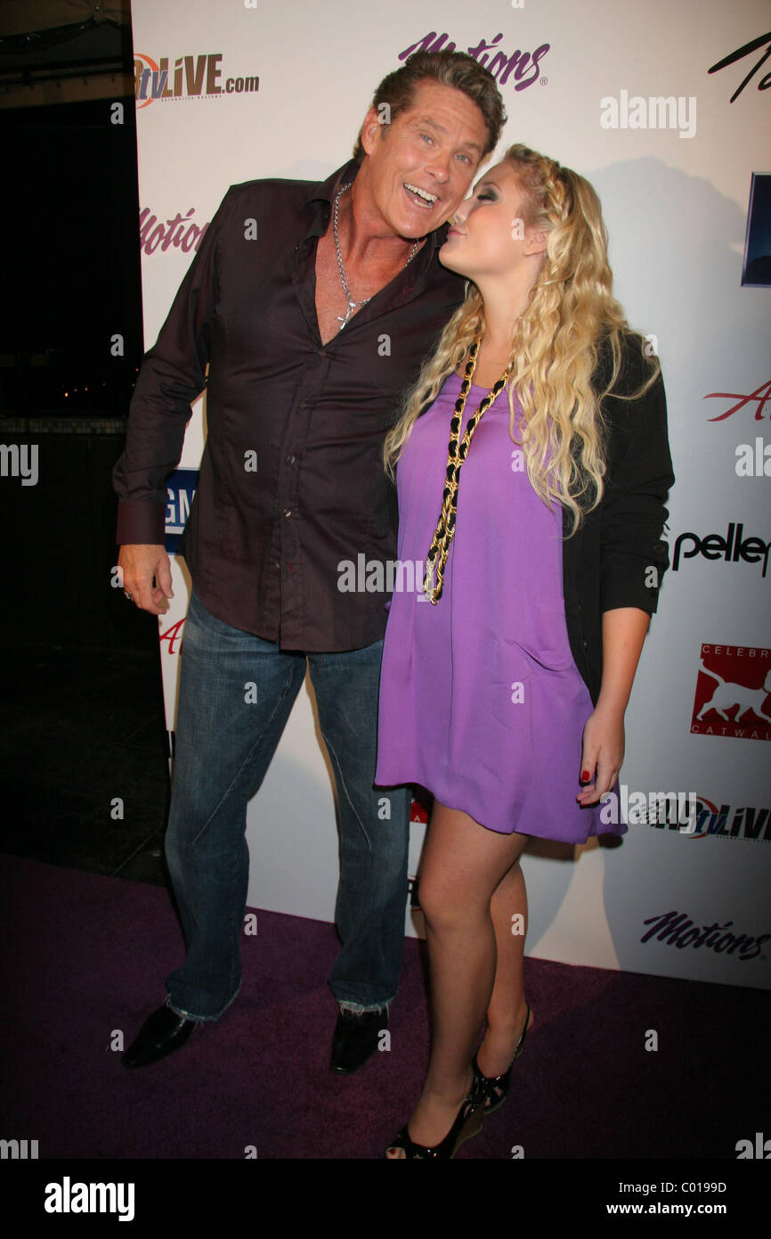 David Hasselhoff and daughter Hayley Hasselhoff Celebrity Catwalk For ...