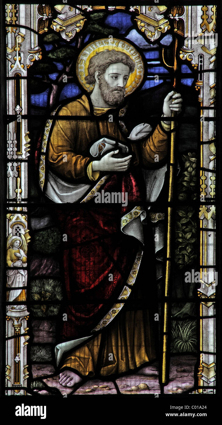 Saint joseph stained glass hi-res stock photography and images - Alamy