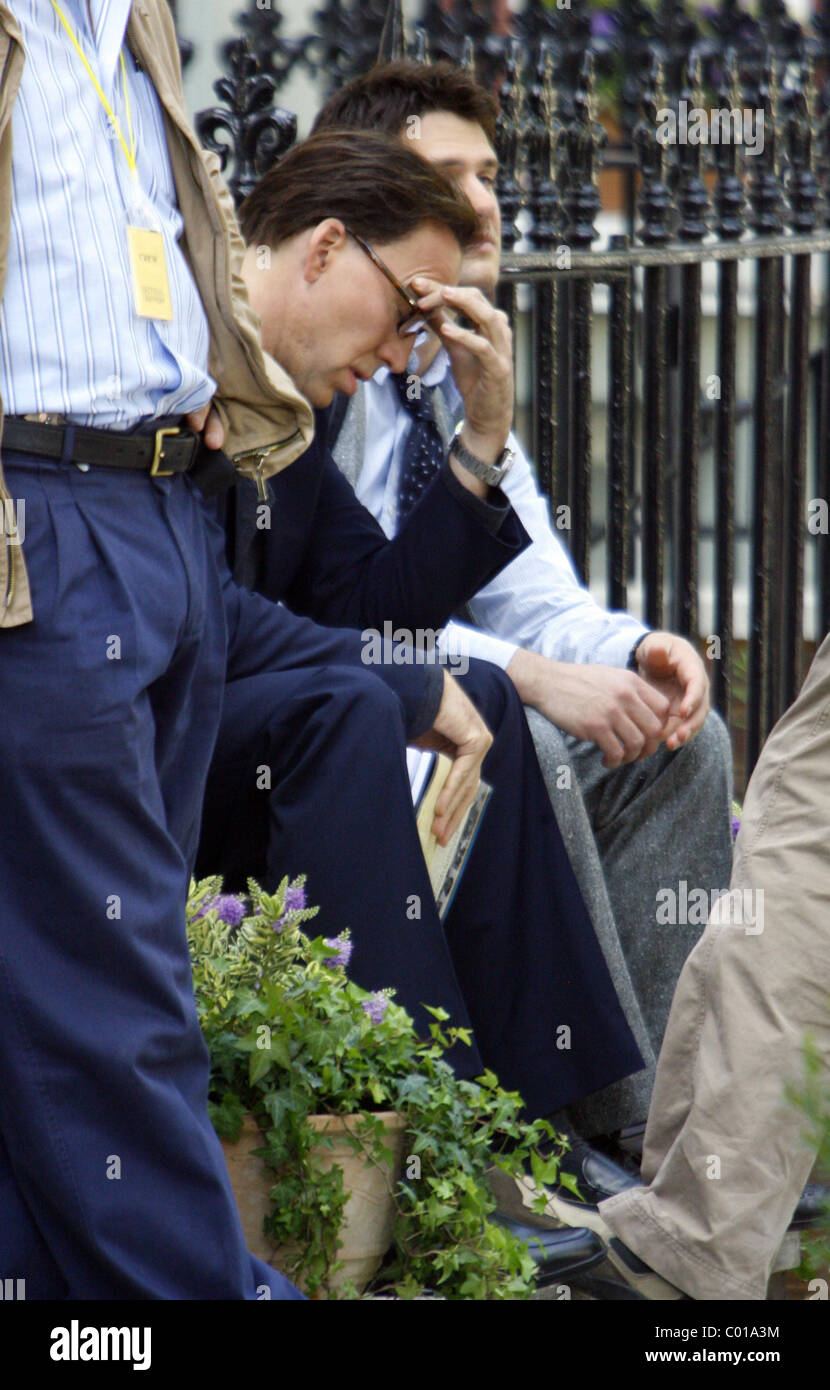Nicolas Cage Filming on location in Primrose hill on the set of his ...