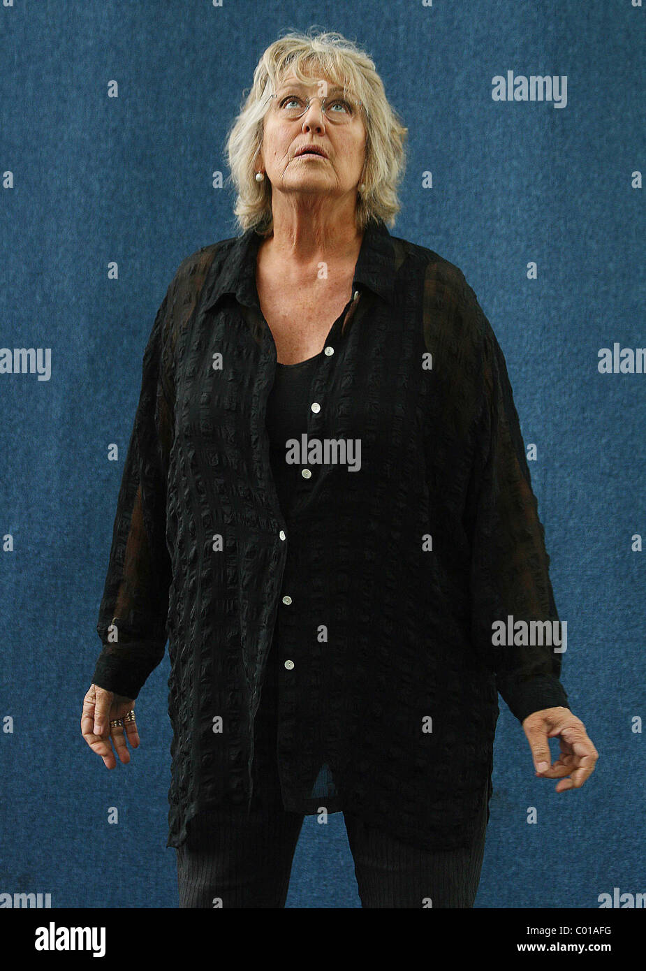 Professor Germaine Greer attending the Edinburgh Book Festival to ...