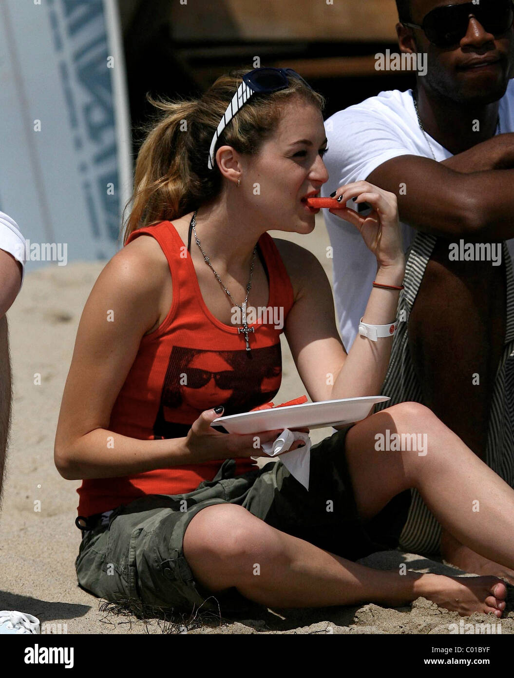 Alexa Vega star of the ' Spy Kids ' trilogy enjoying the sunshine with ...