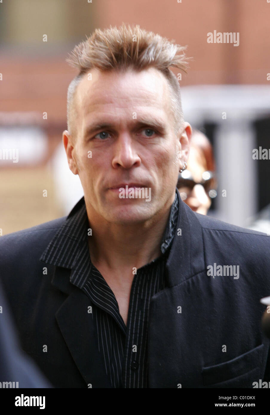 John Robb at the funeral of Tony Wilson, the founder of 'Factory ...