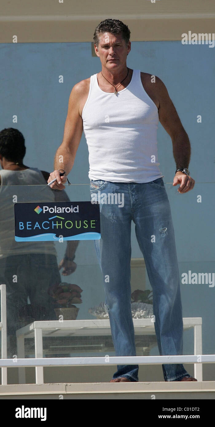 Baywatch star David Hasselhoff after working for his charity to teach ...