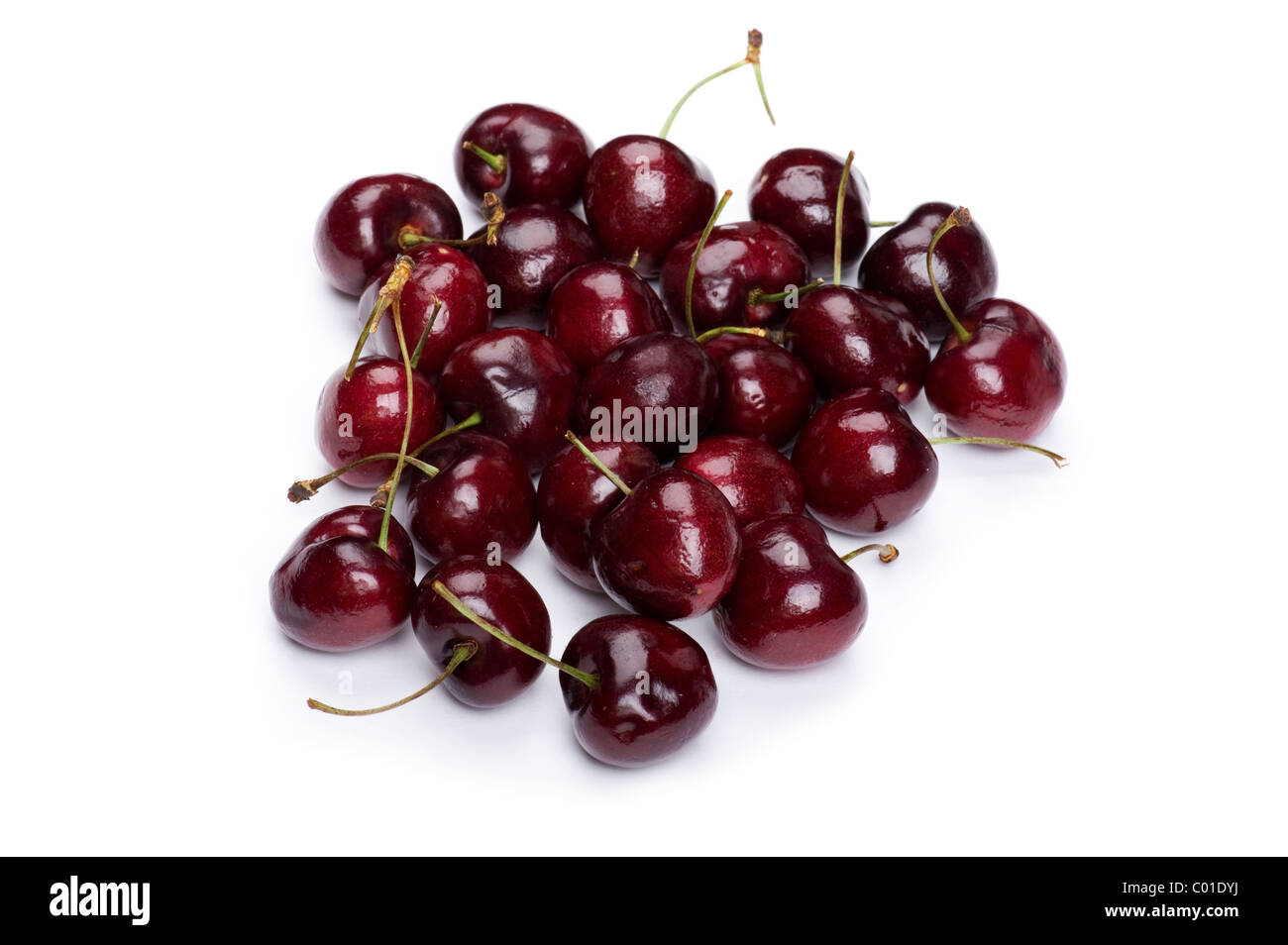 Organic raw yellow cherry Cut Out Stock Images & Pictures - Alamy