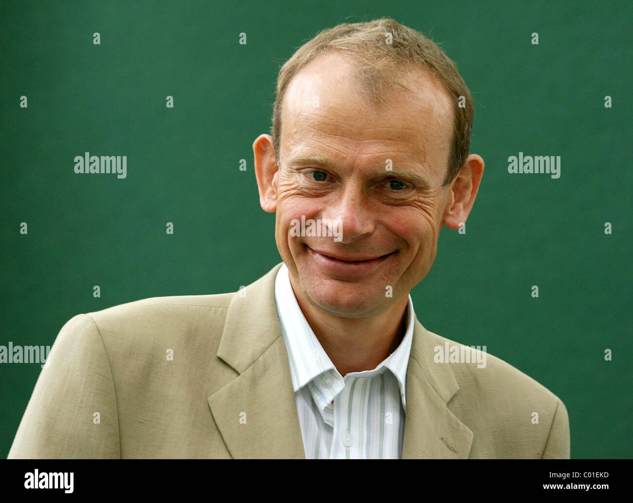 Political broadcaster Andrew Marr attending the Edinburgh Book Festival ...