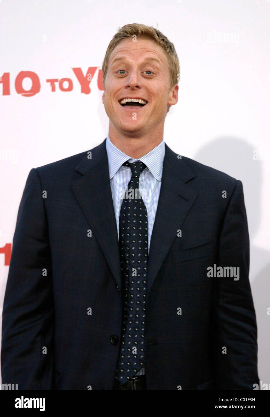Alan Tudyk Premiere of '3:10 to Yuma' held at the Mann National Theatre ...