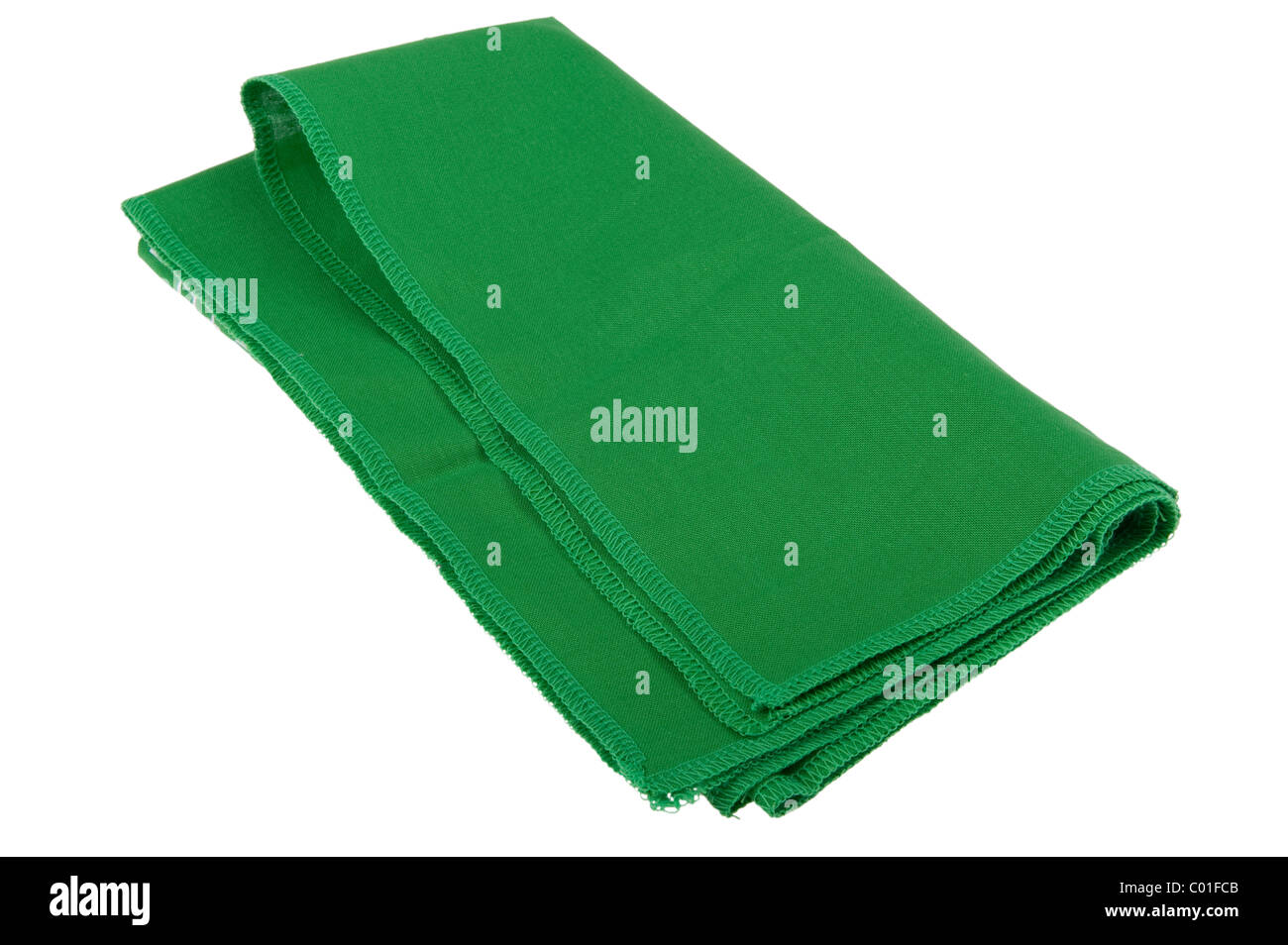 object on white - napkin close up Stock Photo - Alamy