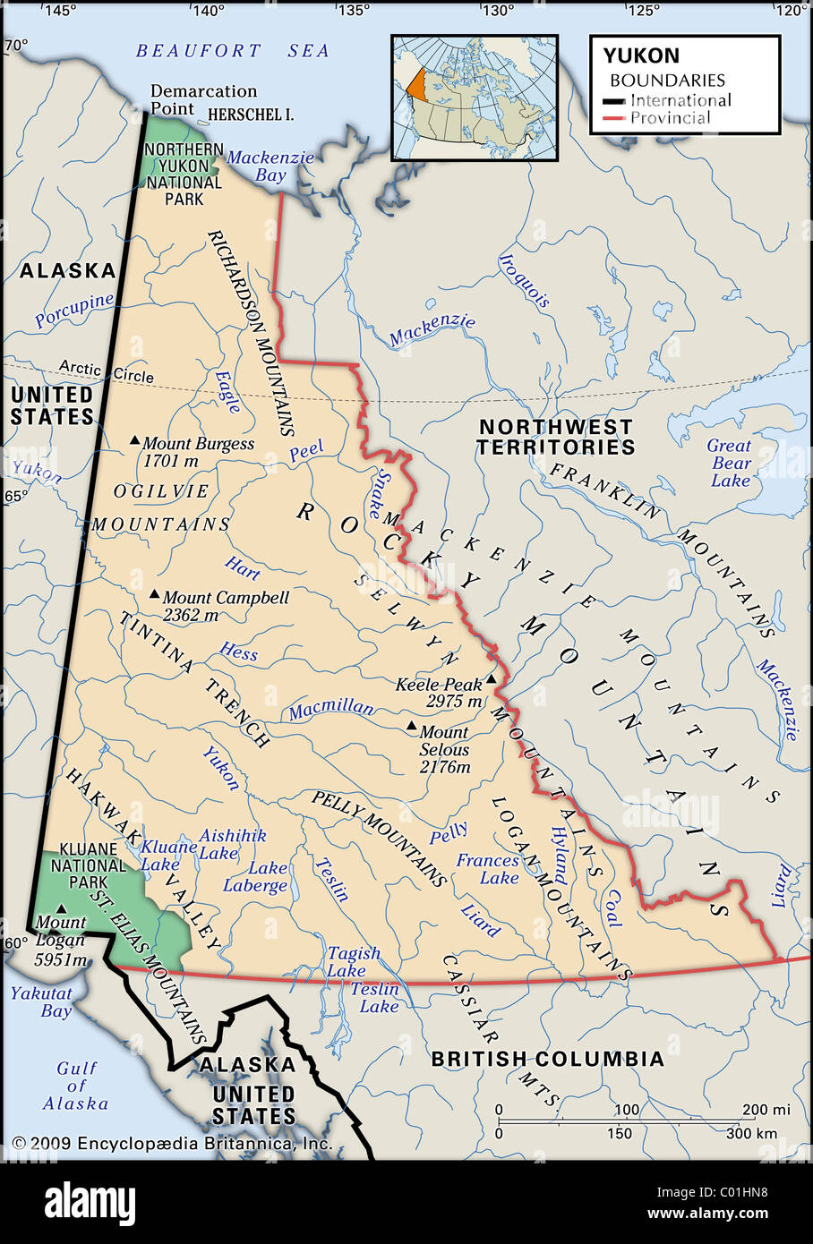 Carte Du Mont Logan
