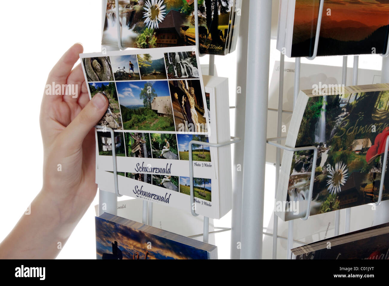 Postcard stands hi-res stock photography and images - Alamy