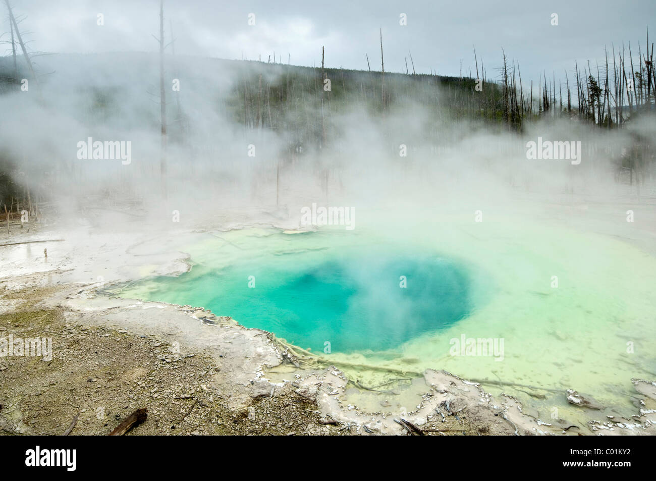 Cistern spring yellowstone hi-res stock photography and images - Alamy
