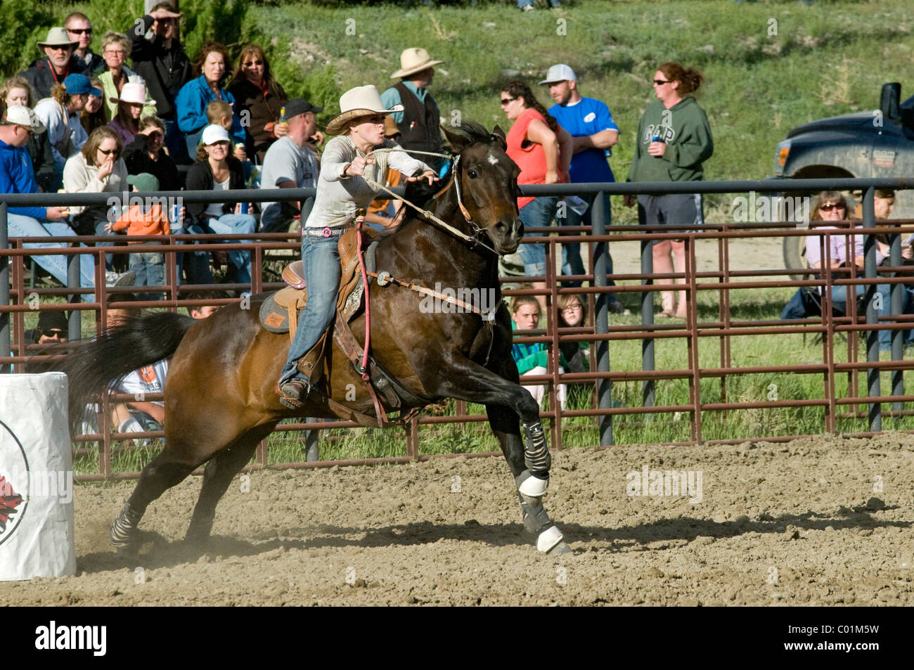 Rodeo, Gardiner, Montana, USA, North America Stock Photo - Alamy