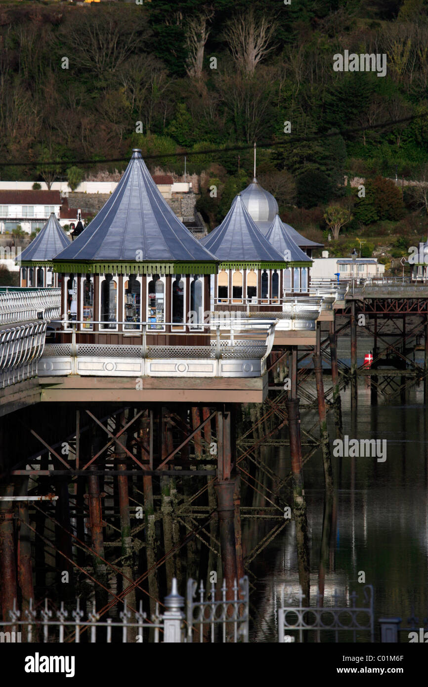 Bangor Garth Pier, Bangor, Gwynnedd, Wales Stock Photo - Alamy