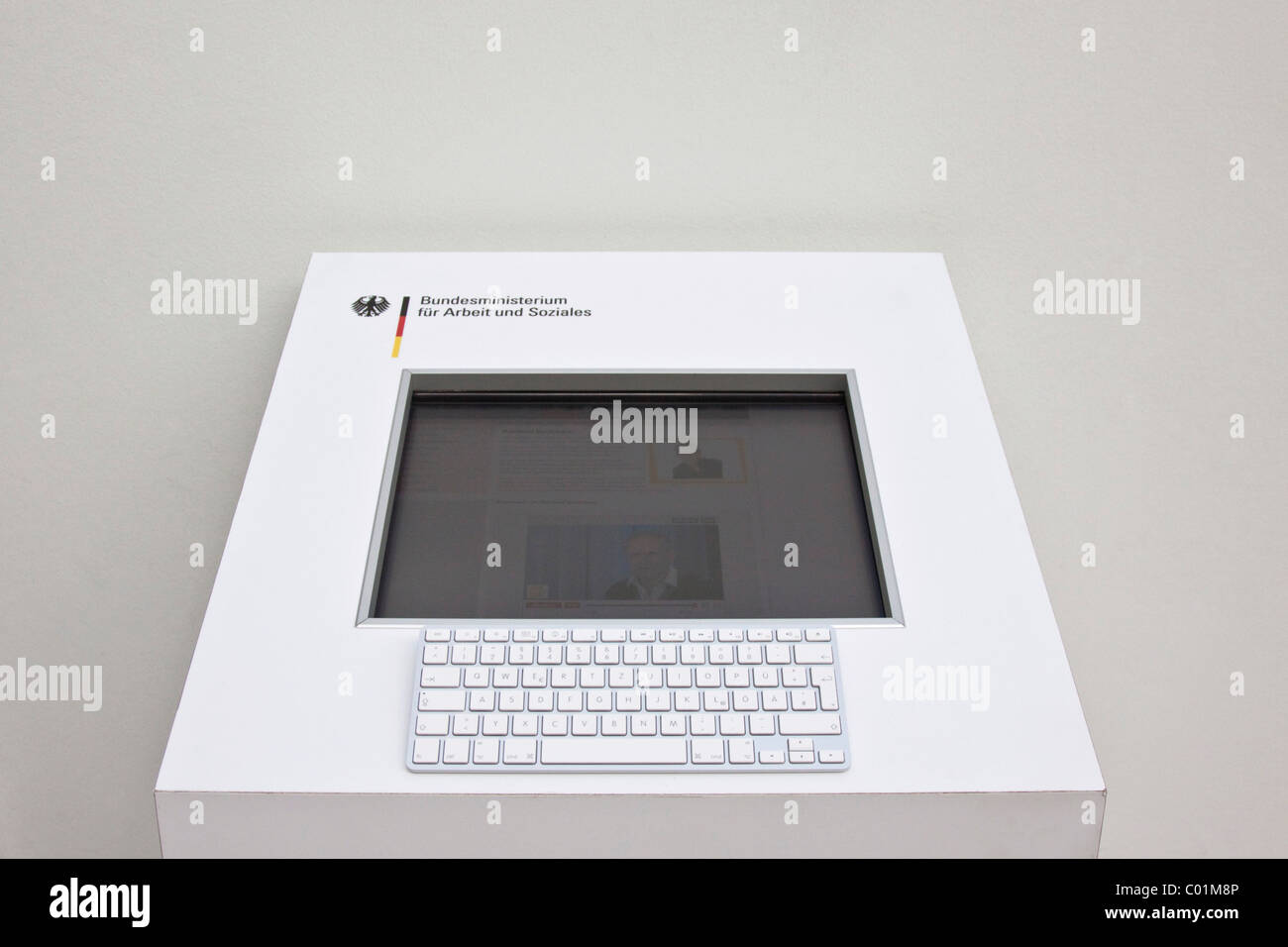 Information terminal at the Federal Ministry of Labour and Social ...