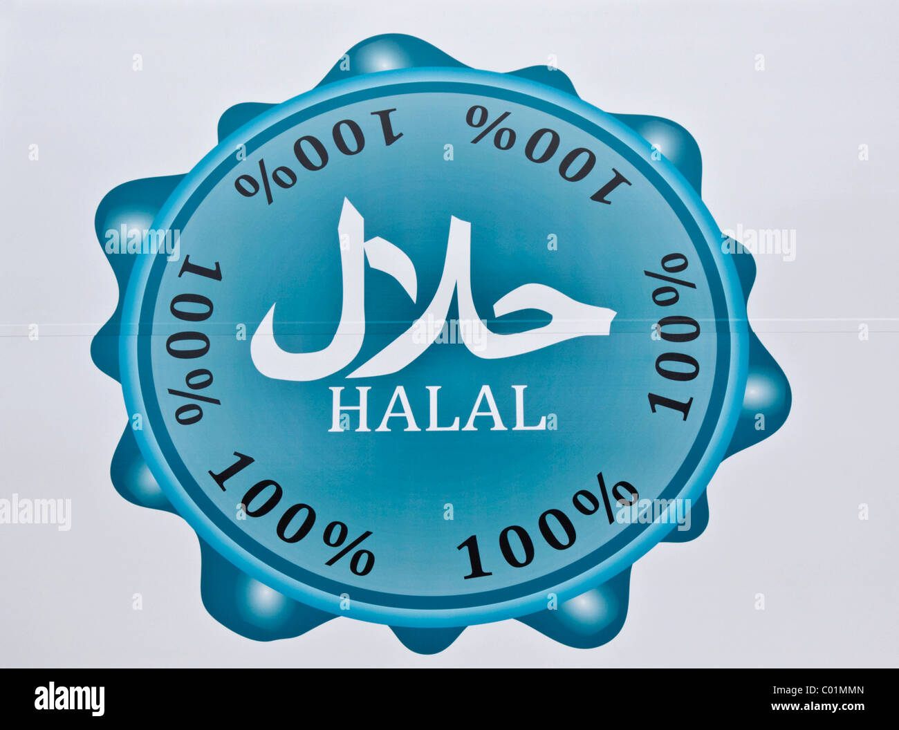 Halal sign hi-res stock photography and images - Alamy