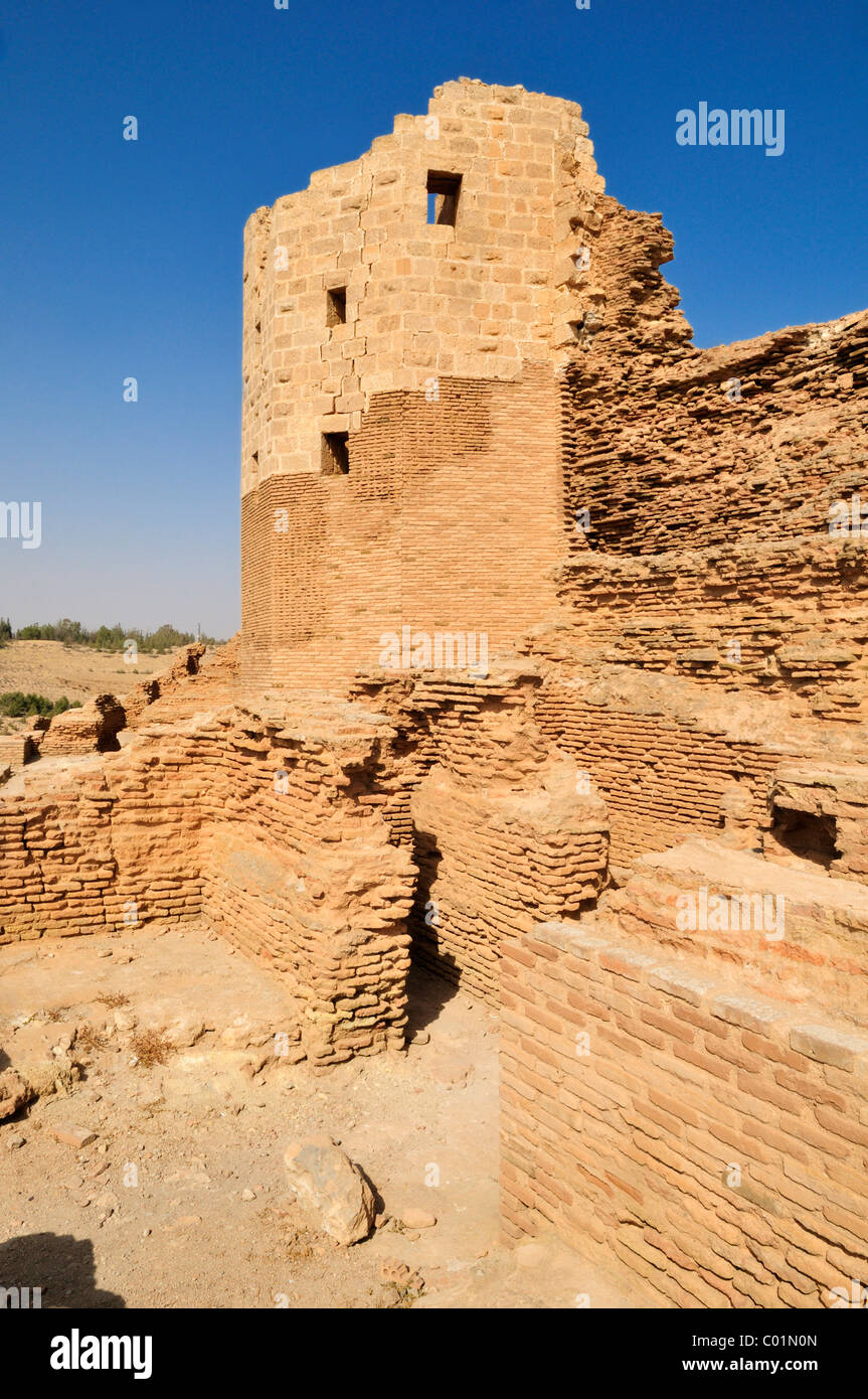 Historic Jaabar castle or Qal'at Ja'bar overlooking Lake Assad ...