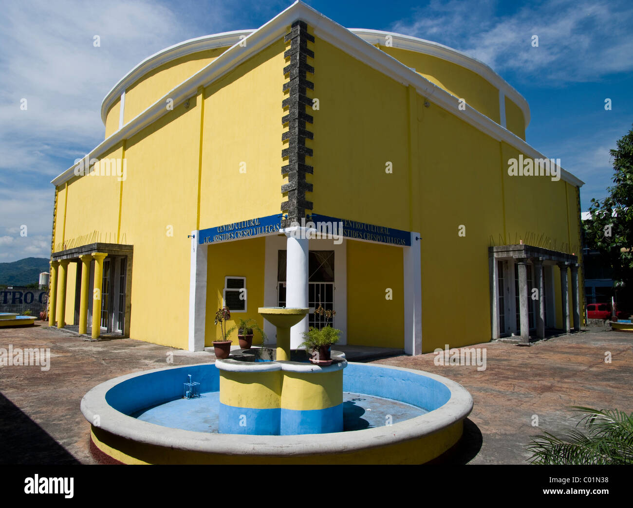 Guatemala. City of Escuintla. Cultural center Stock Photo - Alamy