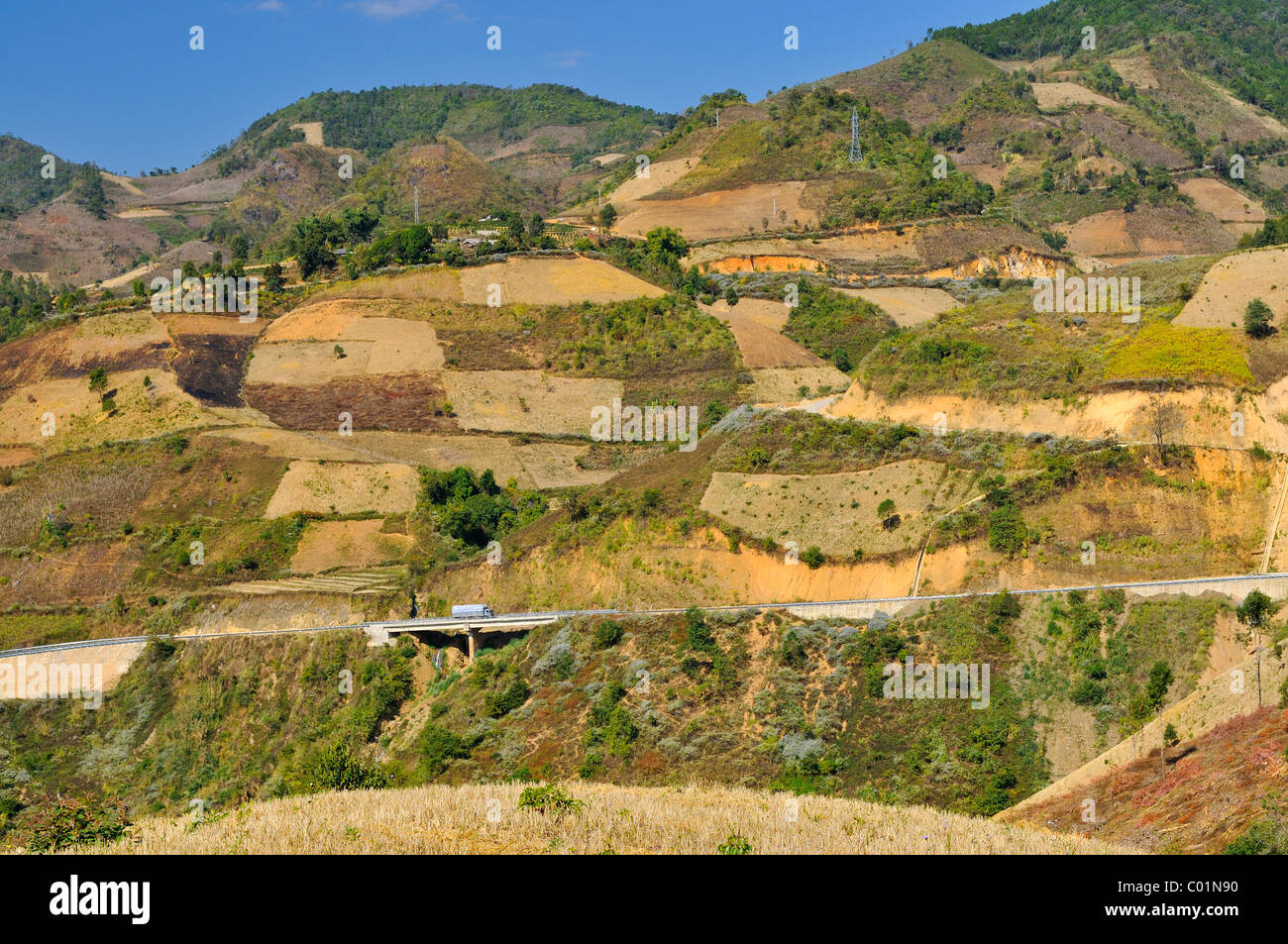 Mai Chau Valley, Vietnam, Asia Stock Photo - Alamy