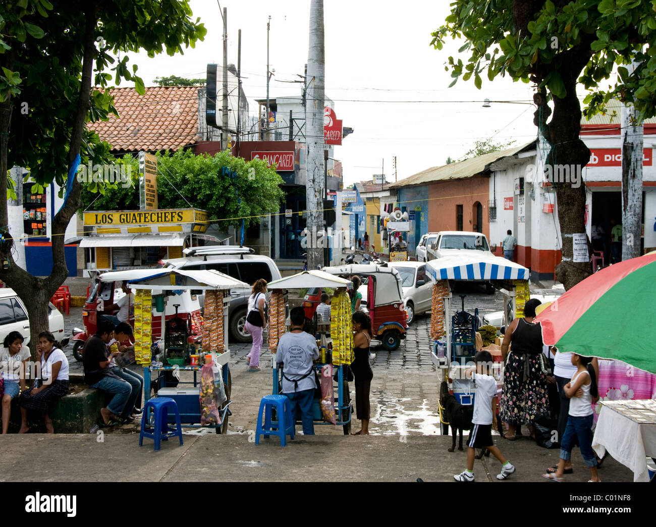 Guatemala. City of Retalhuleu. Government Palace Stock Photo - Alamy