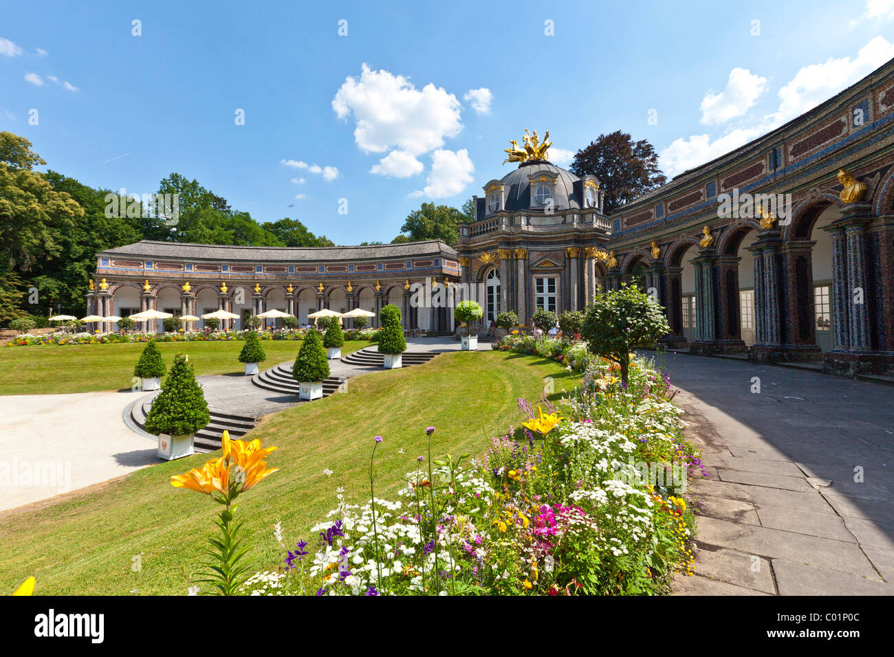 Neues Schloss Castle and orangery, Hermitage near Bayreuth, Upper ...