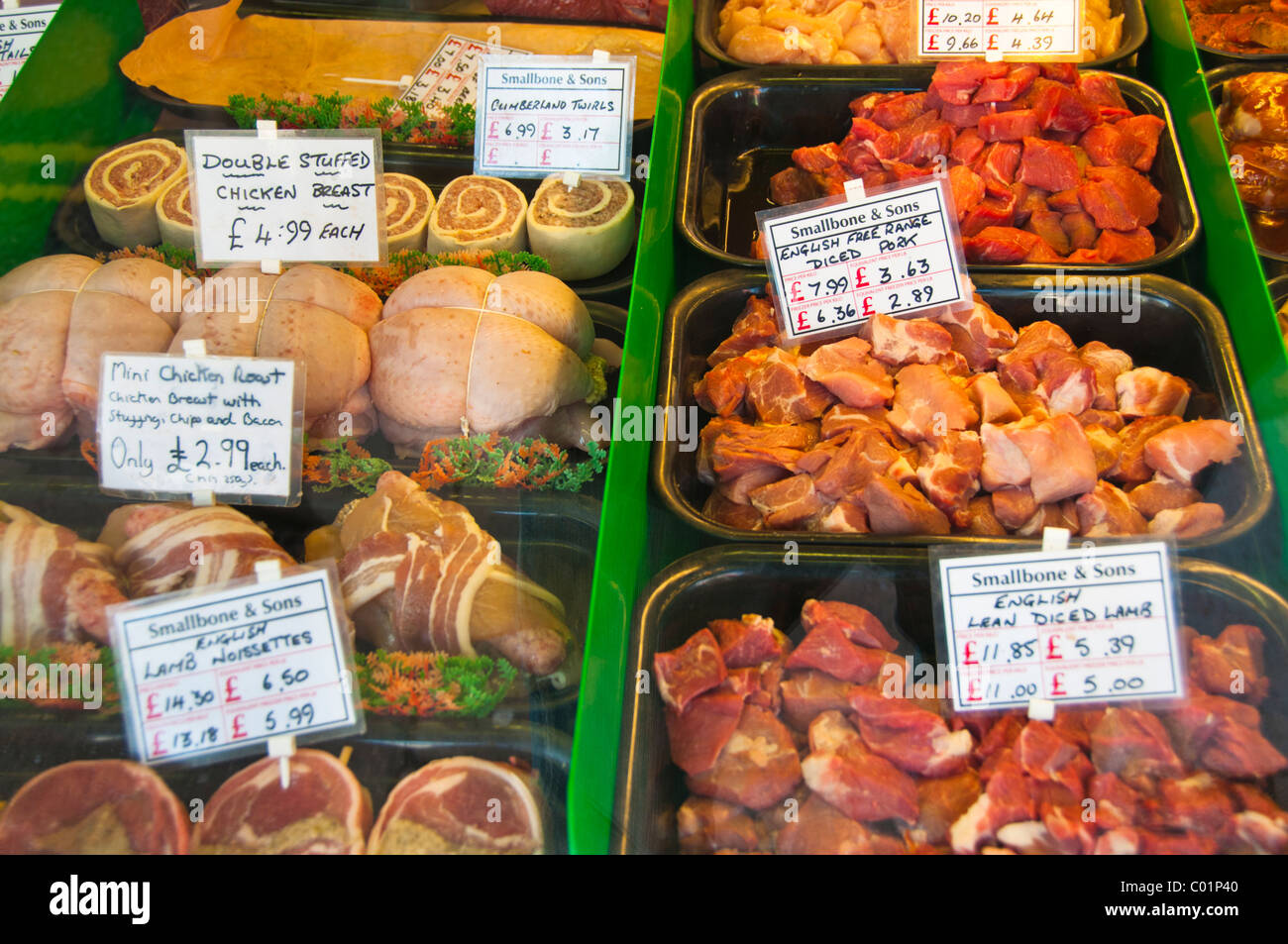 Butchers Shop Window Uk Stock Photos & Butchers Shop Window Uk Stock ...