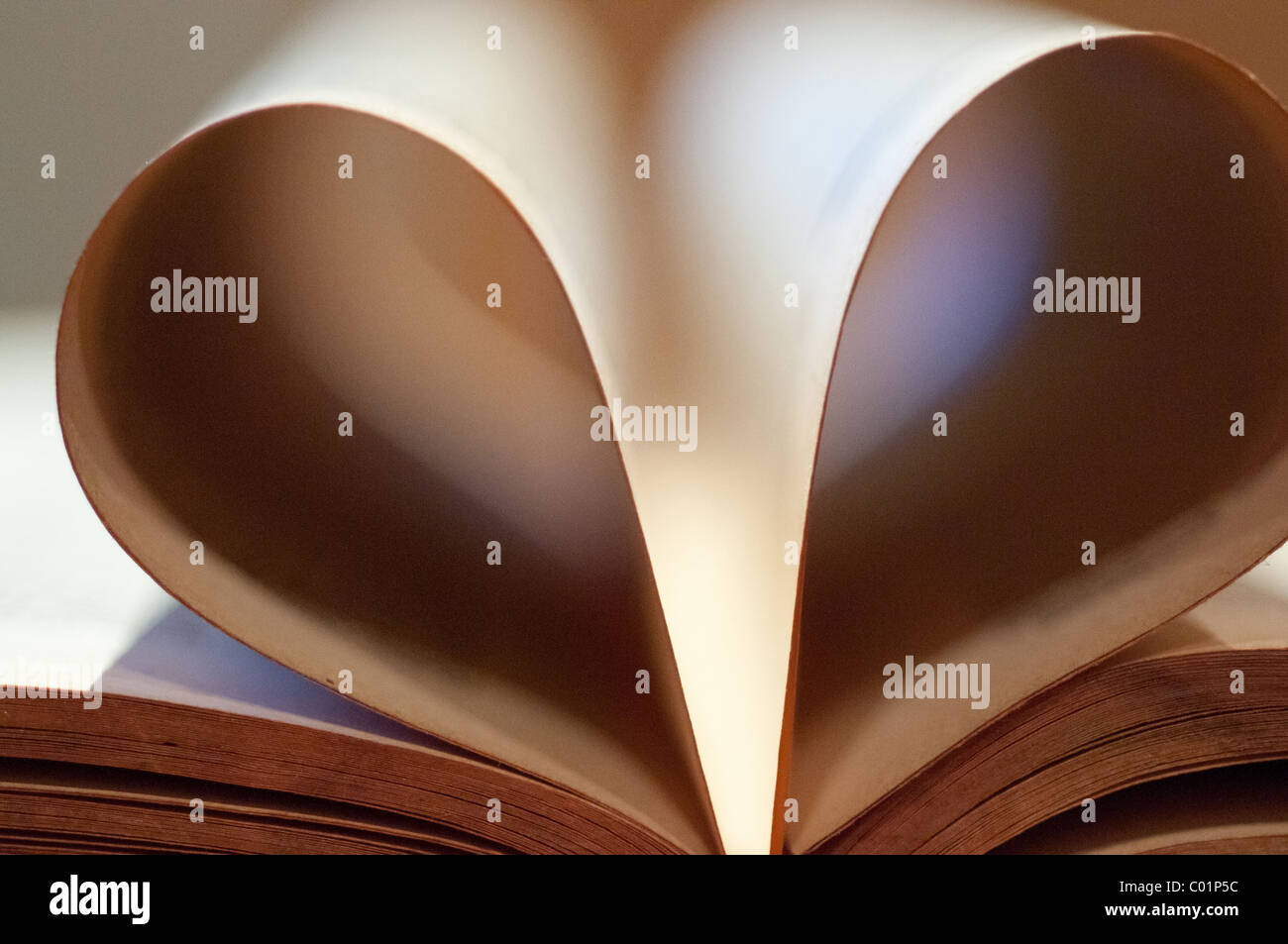 Book heart hi-res stock photography and images - Alamy