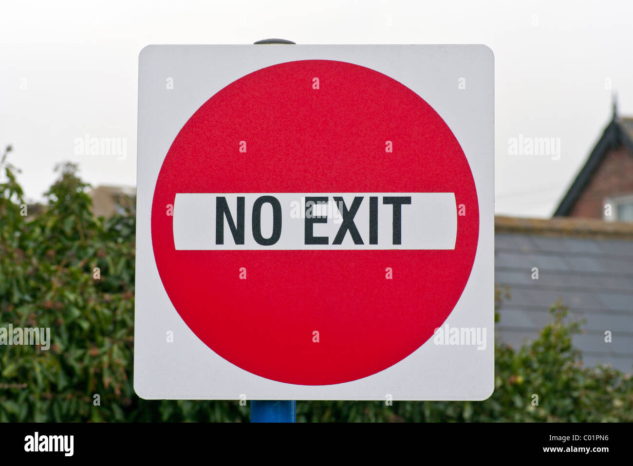 No Exit Sign Stock Photo - Alamy