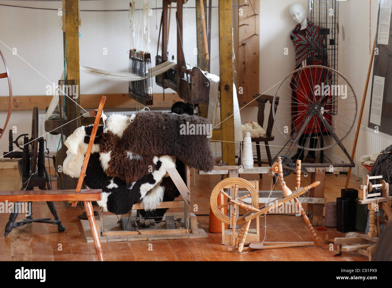 Museum at The Sheep and Wool Centre, Leenane, Connemara, County Galway ...