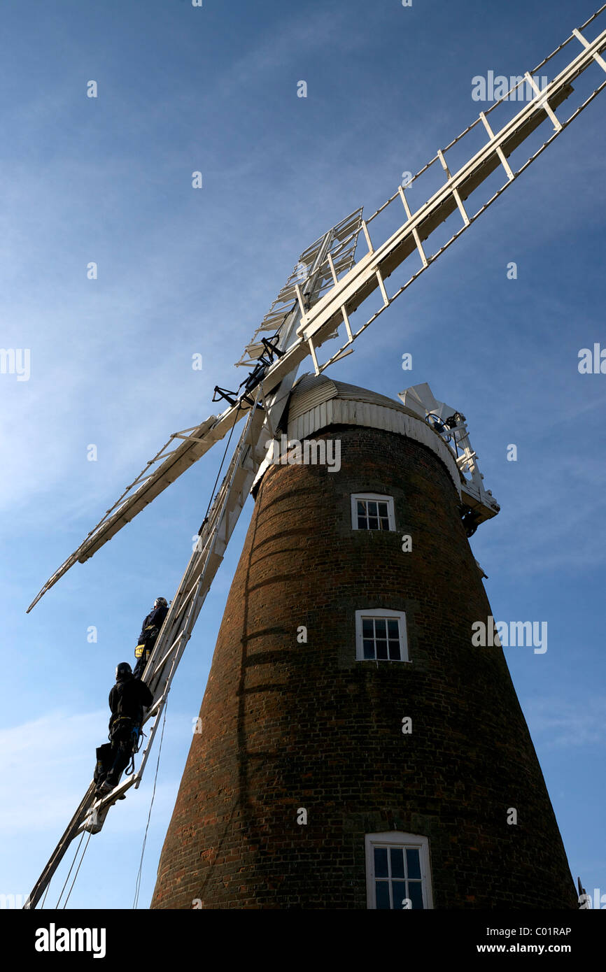 Billingford Windmill is a grade II listed tower mill near Diss, Norfolk ...