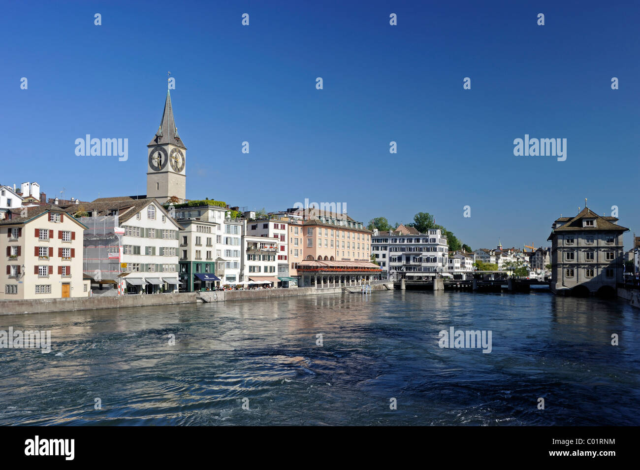 Limmatquai, Zurich, Switzerland, Europe Stock Photo - Alamy